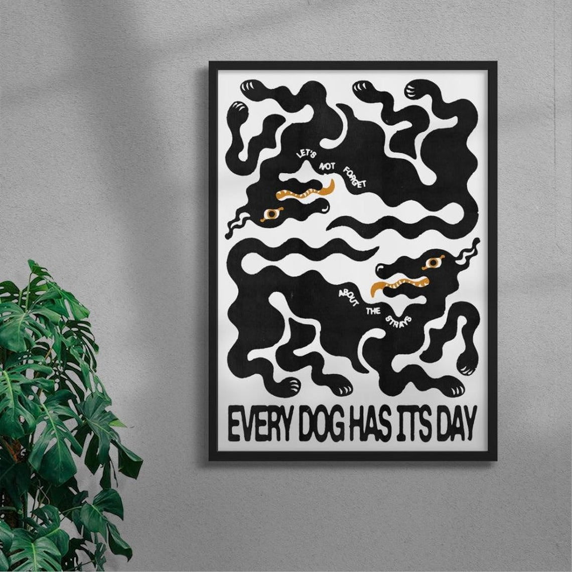 Every Dog Aesthetic Wall Art Print Minimalist Poster For Bedroom Living ...