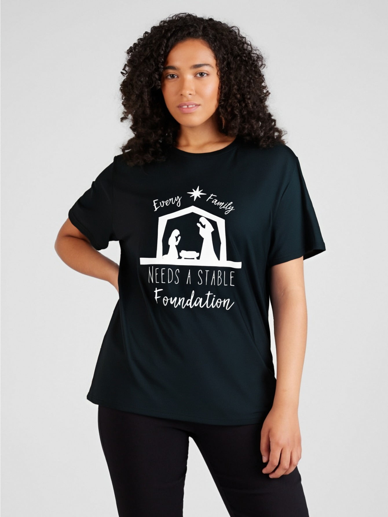 Every Family Needs A Stable Foundation T-Shirt - Walmart.com