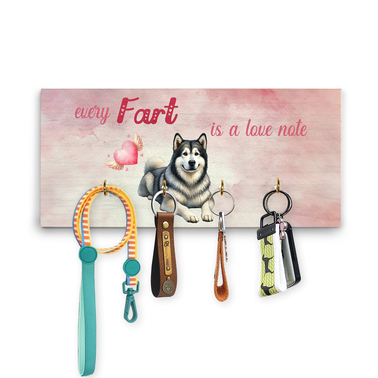 Every Fart is Love Note Alaskan Malamute Guilty Face Happy Valentine's ...