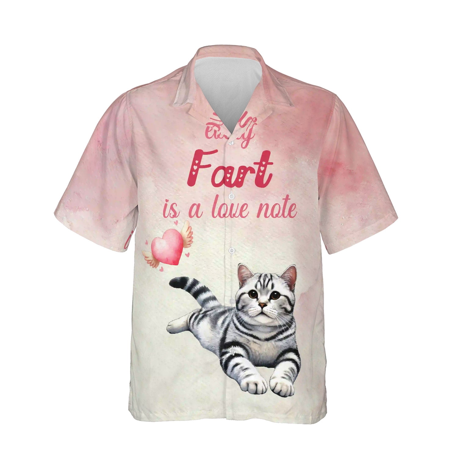 Every Fart is Love Note American Shorthair Guilty Face Happy Valentine ...