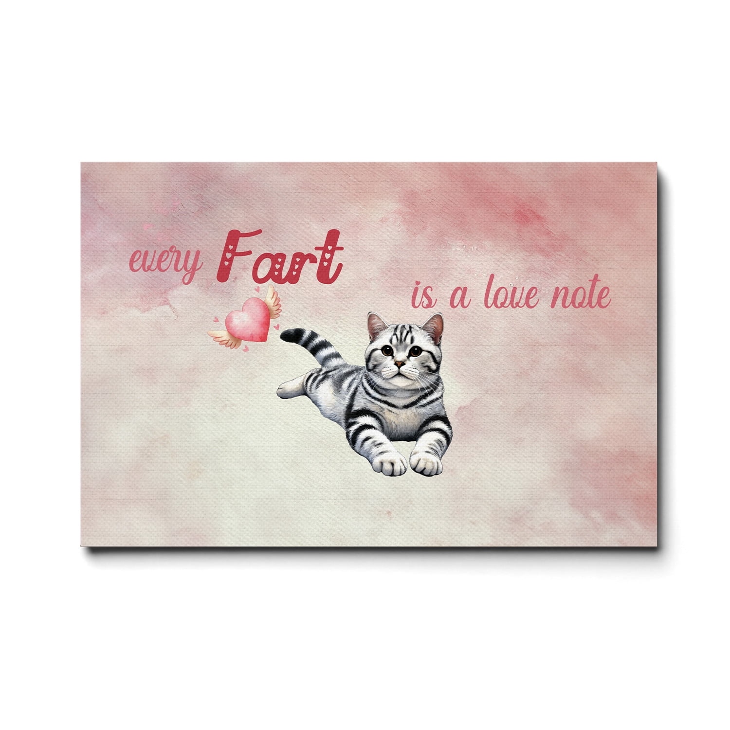 Every Fart is Love Note American Shorthair Guilty Face Happy Valentine ...