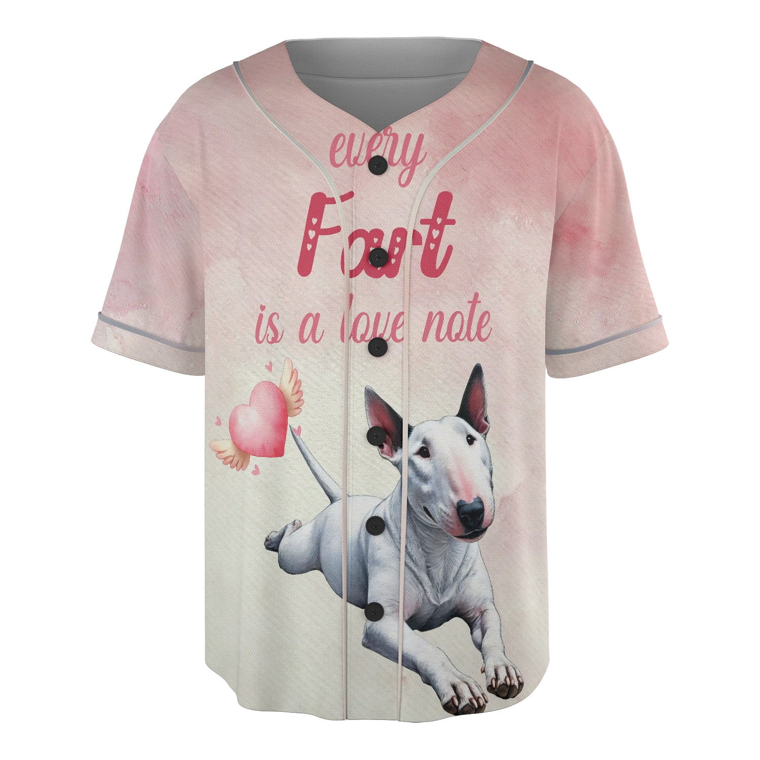 Every Fart is Love Note Bull Terrier Guilty Face Happy Valentine's All ...