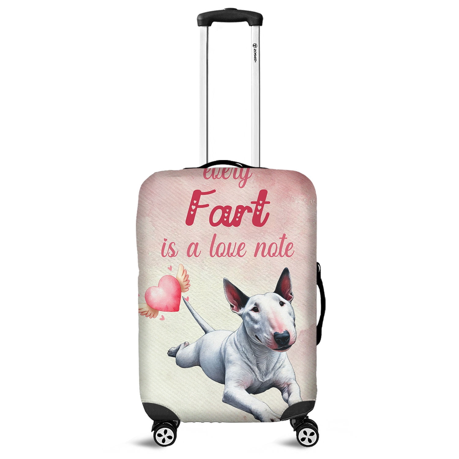 Every Fart is Love Note Bull Terrier Guilty Face Happy Valentine's ...