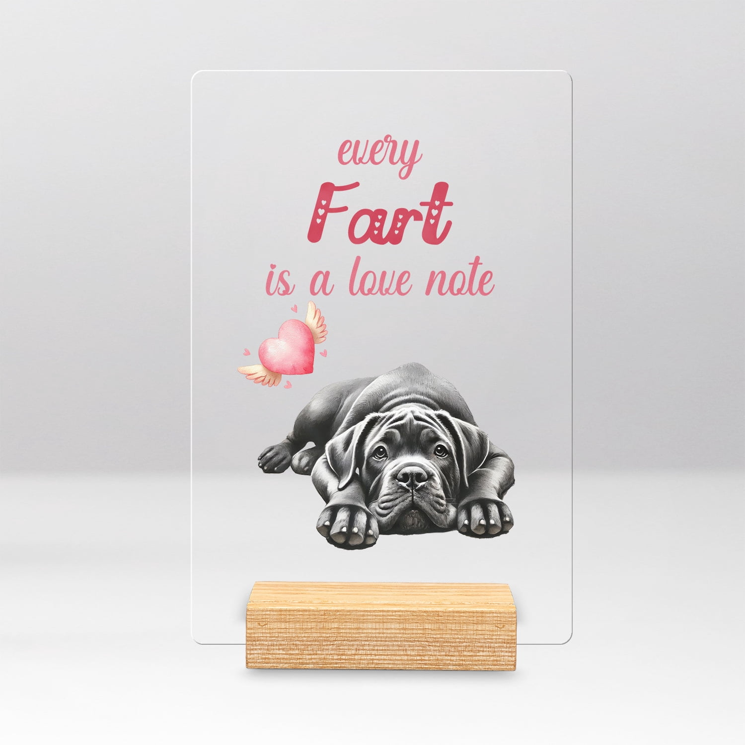 Every Fart is Love Note Cane Corso Guilty Face Happy Valentine's ...
