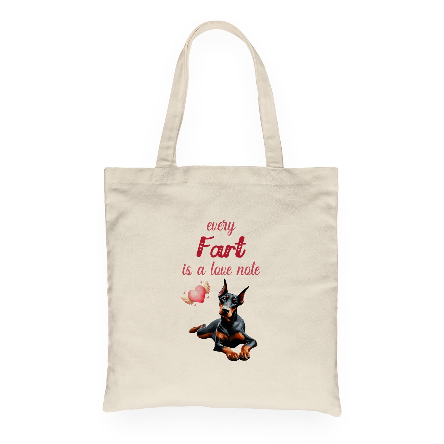 Every Fart is Love Note Doberman Pinscher Guilty Face Happy Valentine's ...