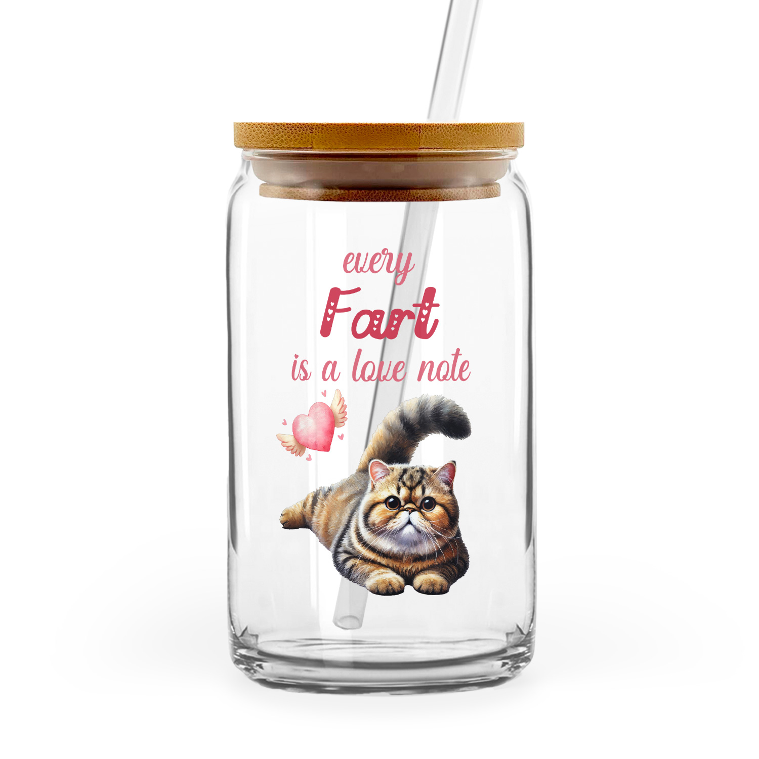 Every Fart is Love Note Exotic Shorthair Guilty Face Happy Valentine's ...