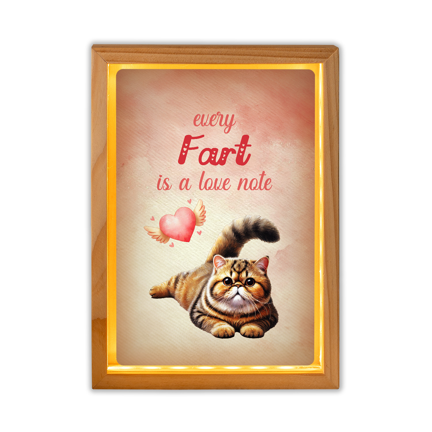 Every Fart is Love Note Exotic Shorthair Guilty Face Happy Valentine's ...