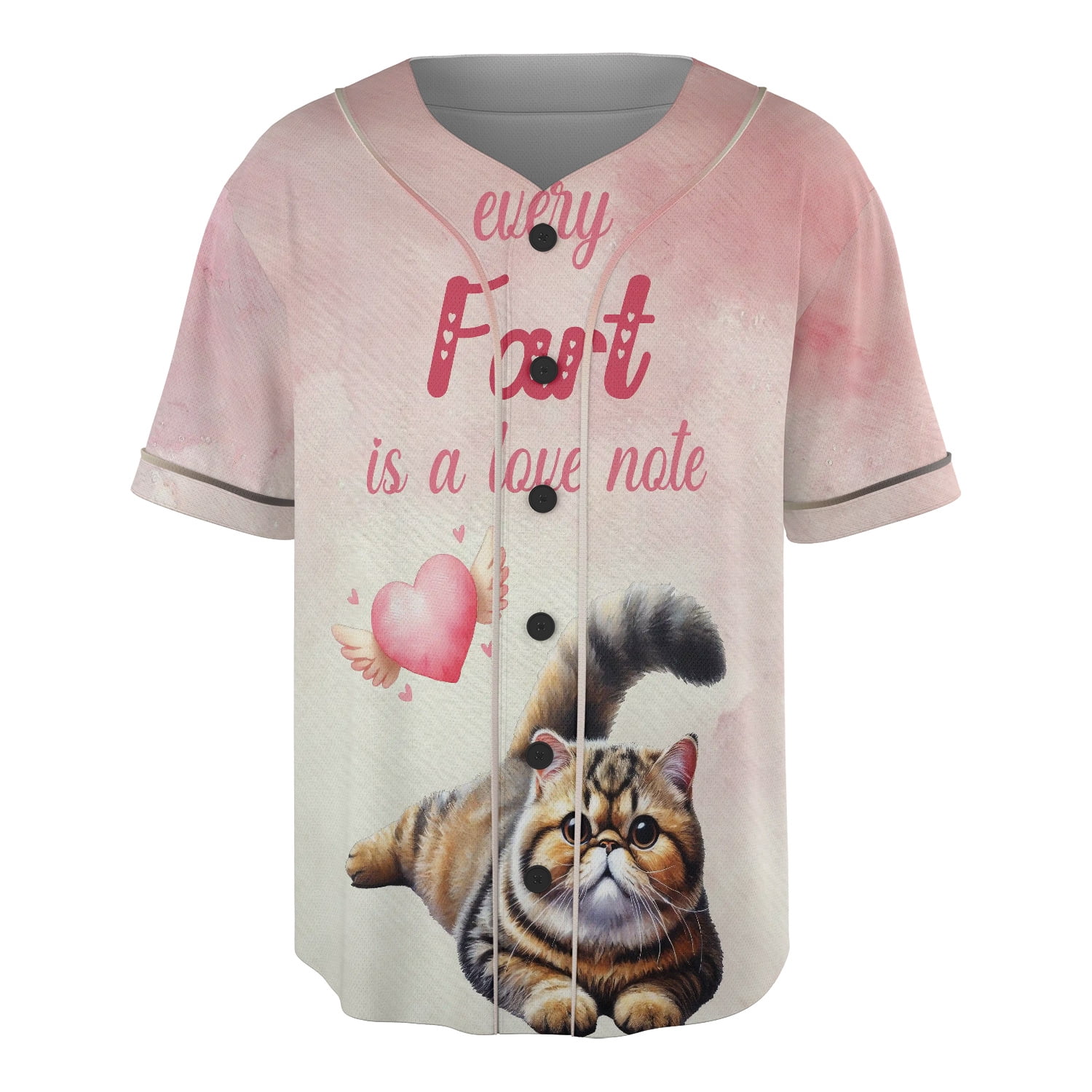 Every Fart is Love Note Exotic Shorthair Guilty Face Happy Valentine's ...
