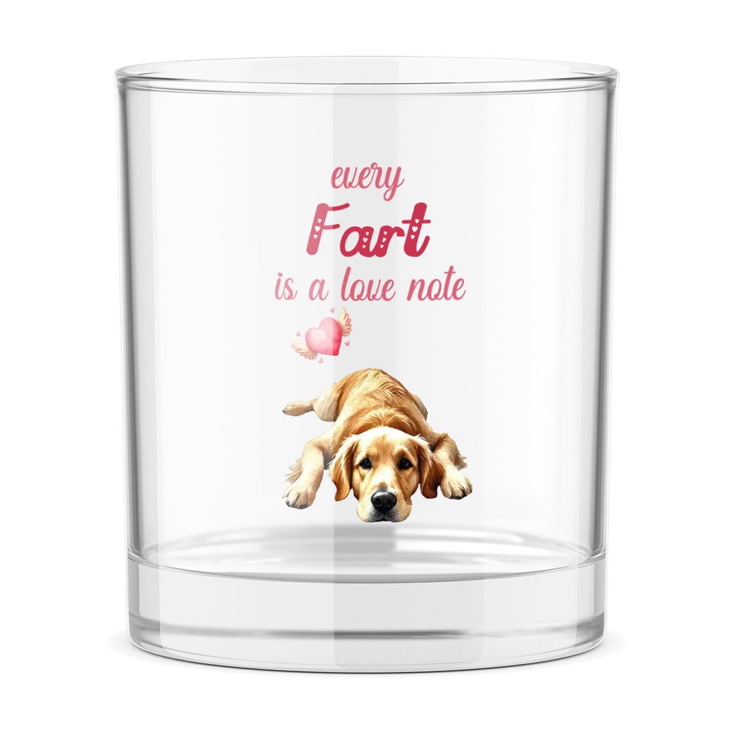 Every Fart is Love Note Golden Retriever Guilty Face Happy Valentine's ...