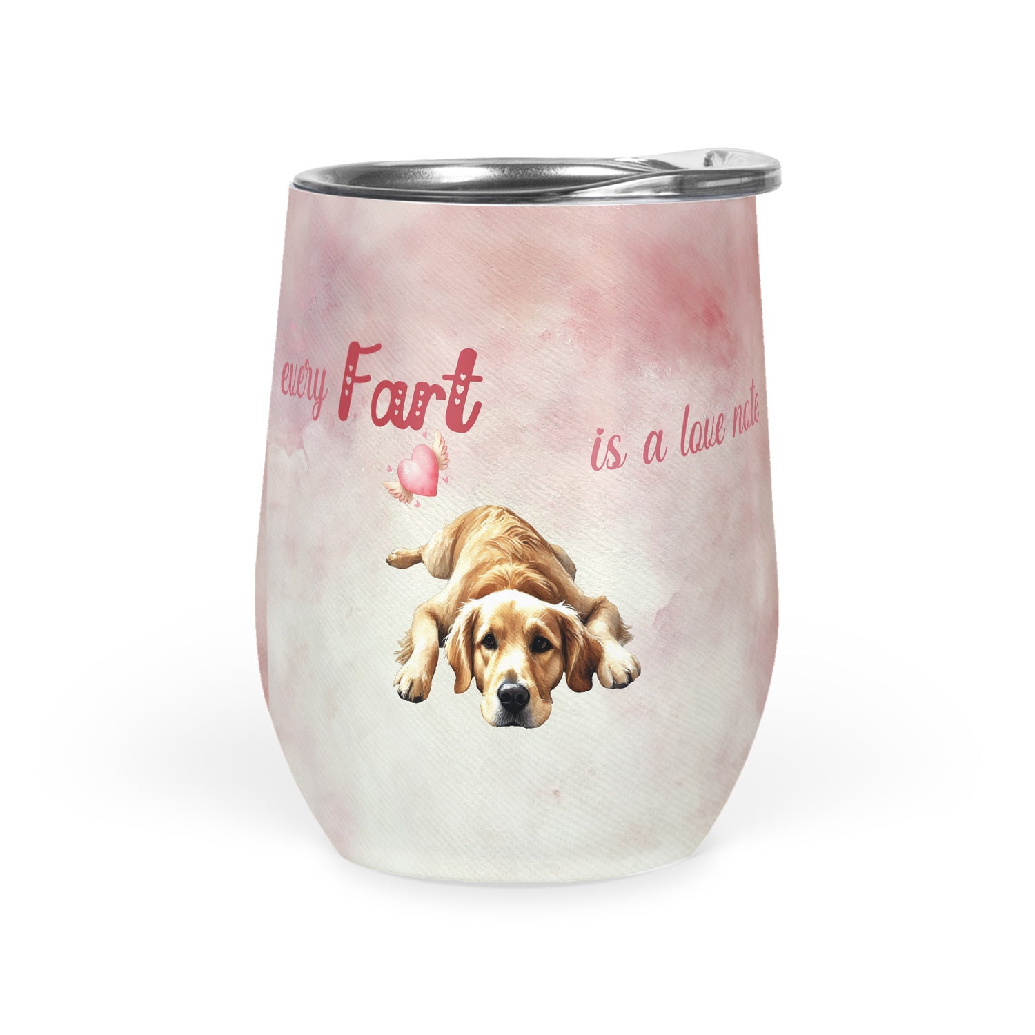Every Fart is Love Note Golden Retriever Guilty Face Happy Valentine's ...