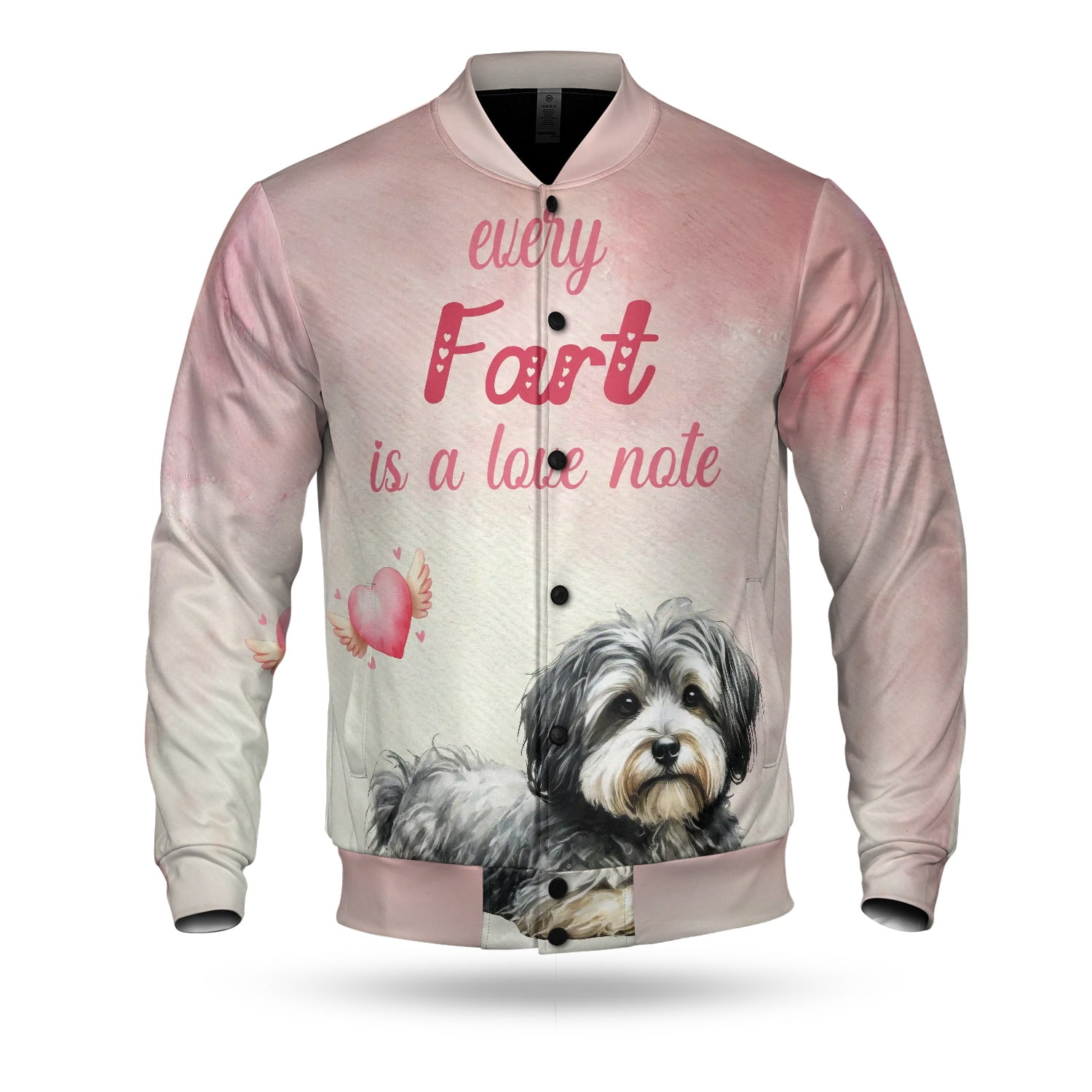 Every Fart is Love Note Havanese Guilty Face Happy Valentine's All Over ...