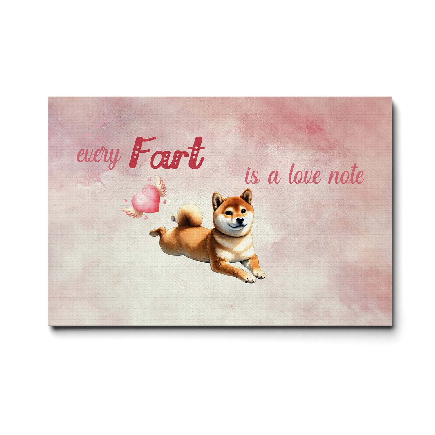 Every Fart is Love Note Shiba Inu Guilty Face Happy Valentine's ...