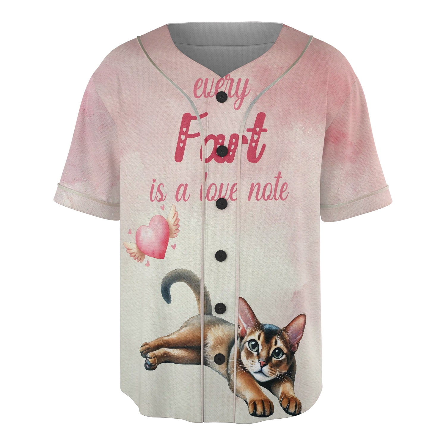 Every Fart is Love Note Abyssinian Guilty Face Happy Valentine's All ...