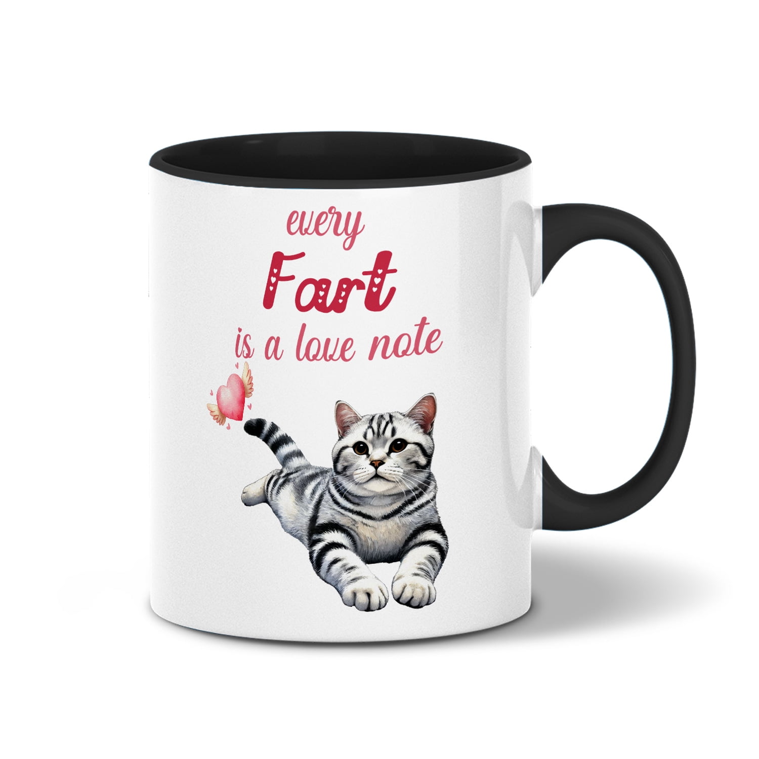 Every Fart is Love Note American Shorthair Guilty Face Happy Valentine ...
