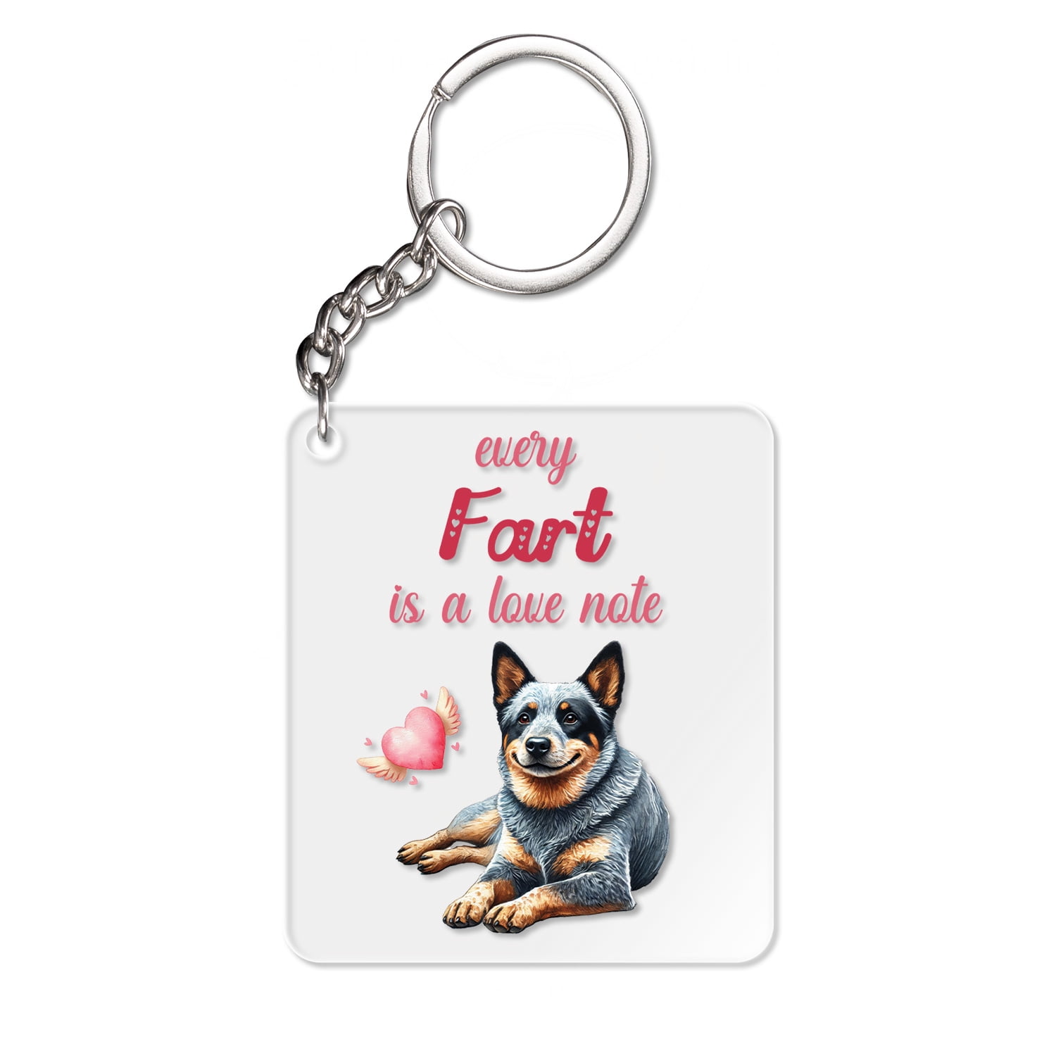 Every Fart is Love Note Australian Cattle Dog Guilty Face Happy ...