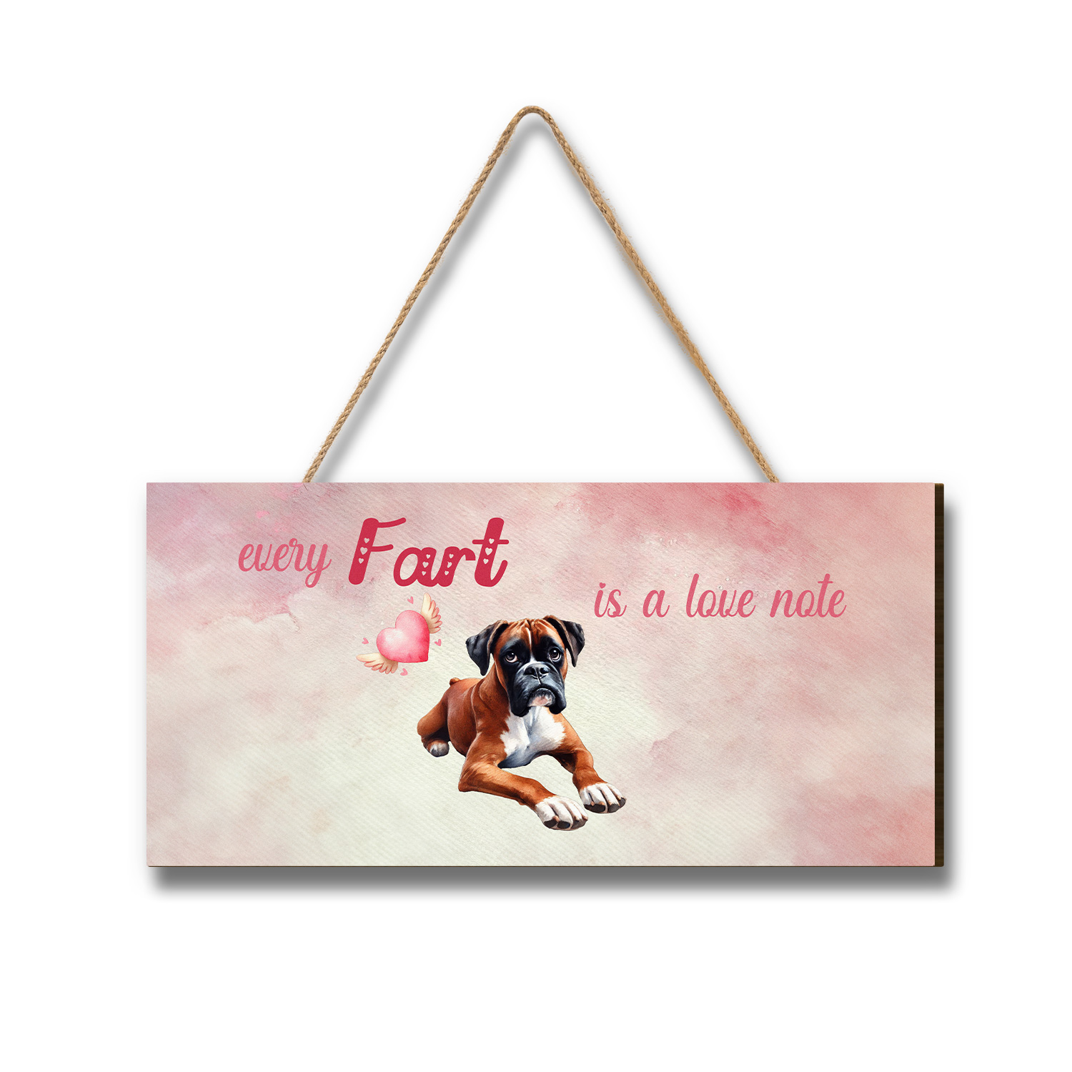 Every Fart is Love Note Boxer Guilty Face Happy Valentine's Landscape ...