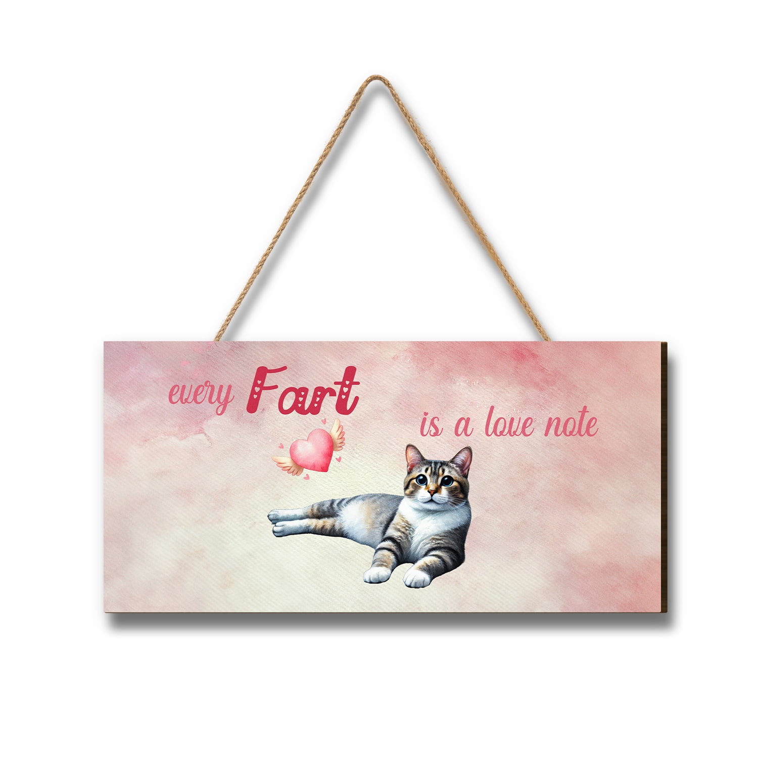 Every Fart is Love Note Manx Guilty Face Happy Valentine's Landscape ...