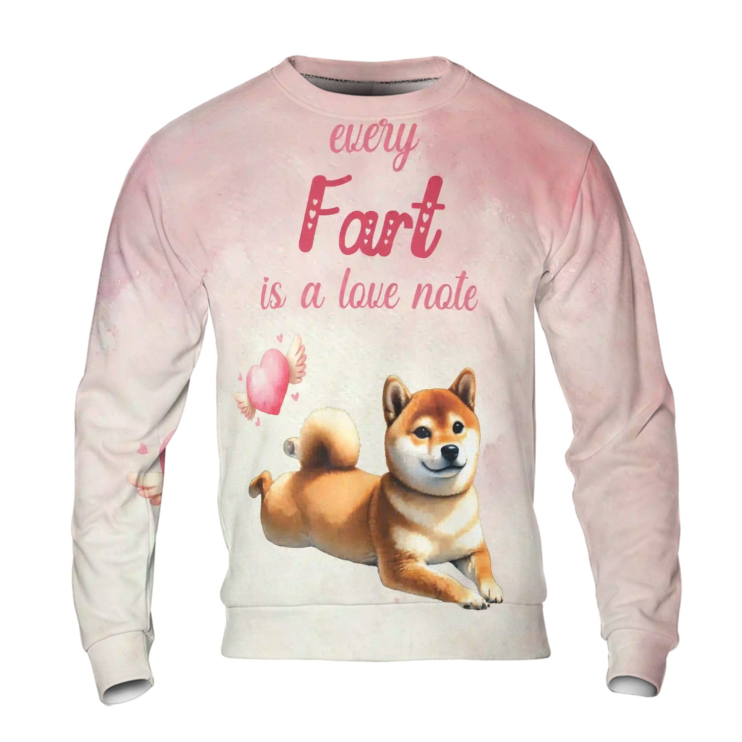 Every Fart is Love Note Shiba Inu Guilty Face Happy Valentine's All ...
