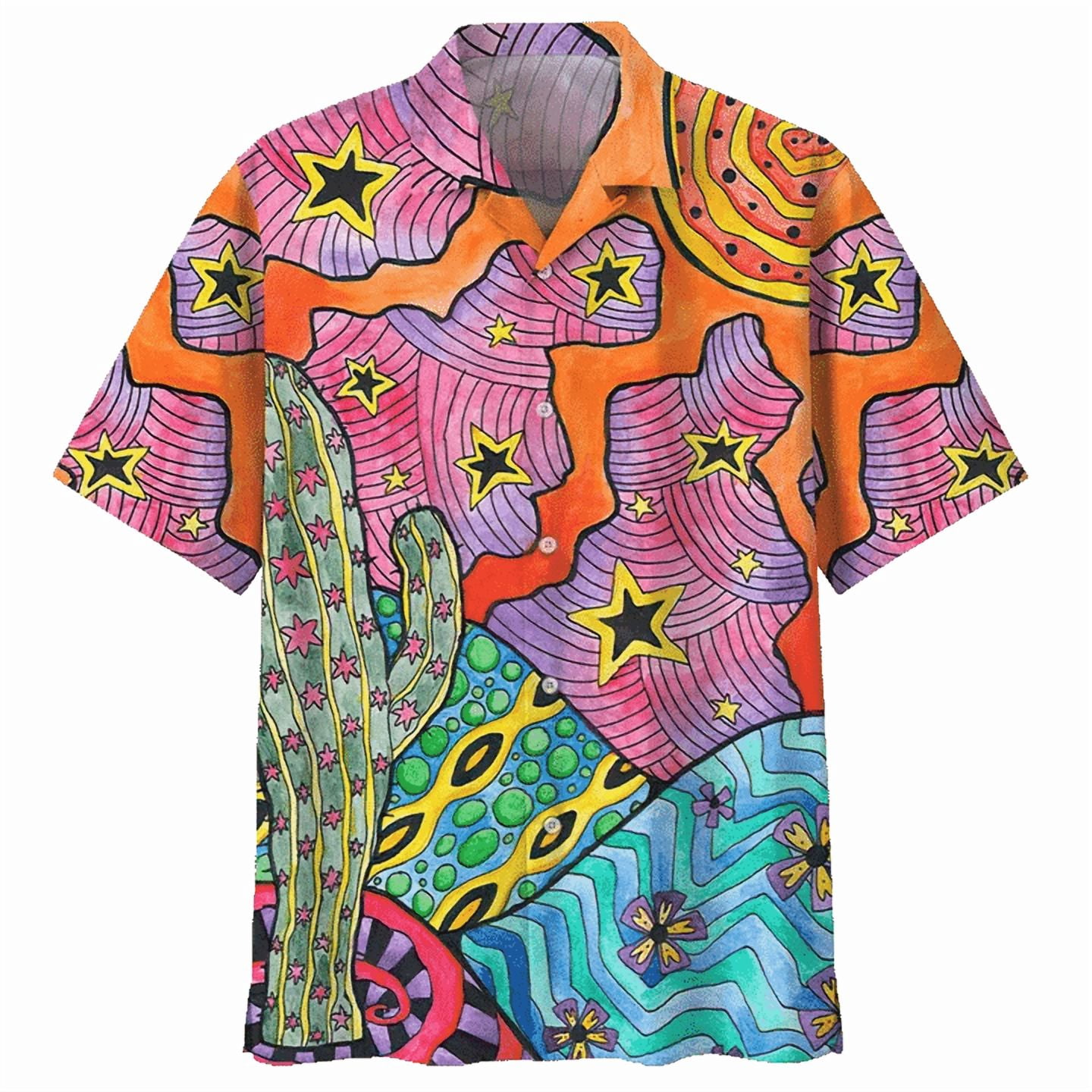 Every Flower Must Grow Through Dirt Hippie Stuff Hawaiian Shirt ...