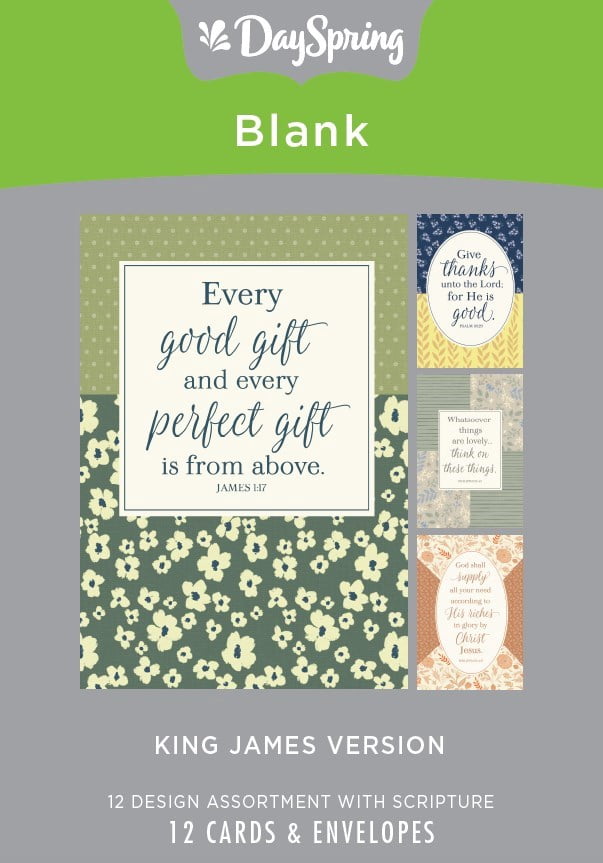 Every Good Gift Blank Boxed Cards, Kjv - Walmart.com