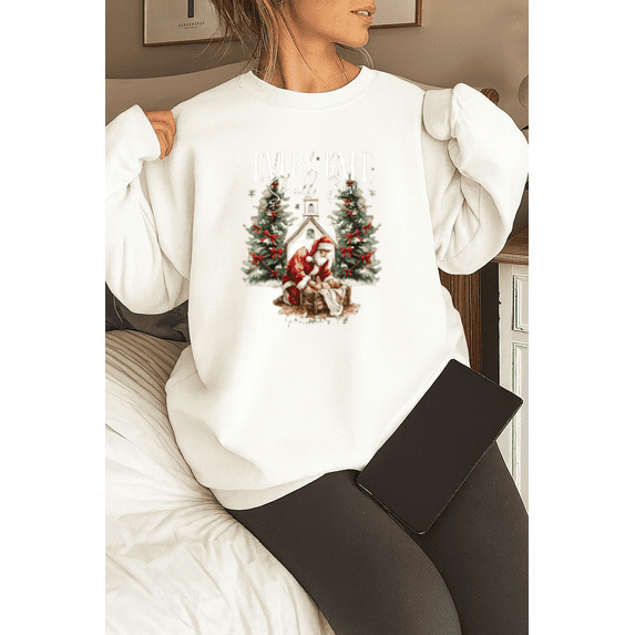 Every Knee Shall Bow Jesus Christian Father Christmas Gift Sweatshirt ...