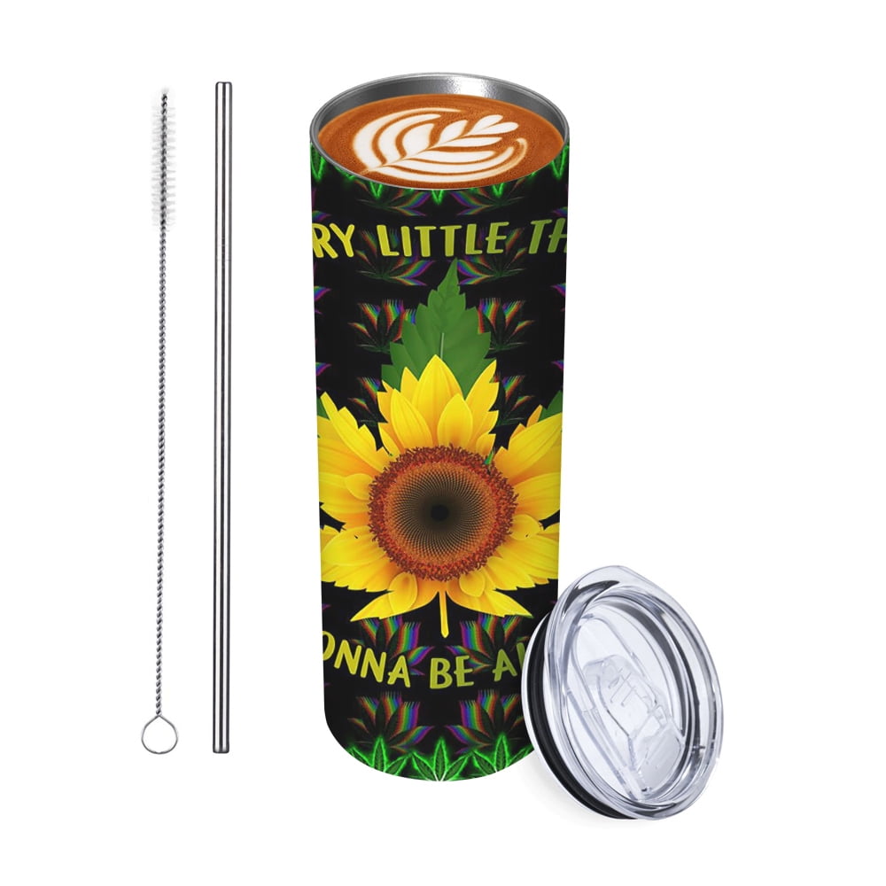 Every Little Thing Is Gonna Be Alright Hippie 20oz Coffee Mug Cup ...