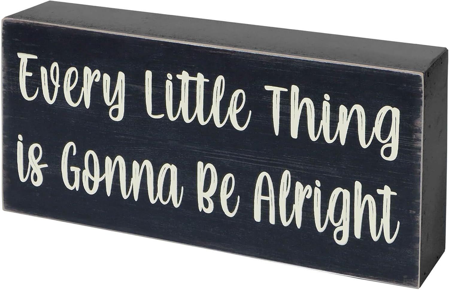 Every Little Thing is Gonna Be Alright Birds Wooden Box Sign ...