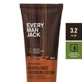 Every Man Jack Beard + Face Recovery Lotion, Aged Bourbon Scent, For ...