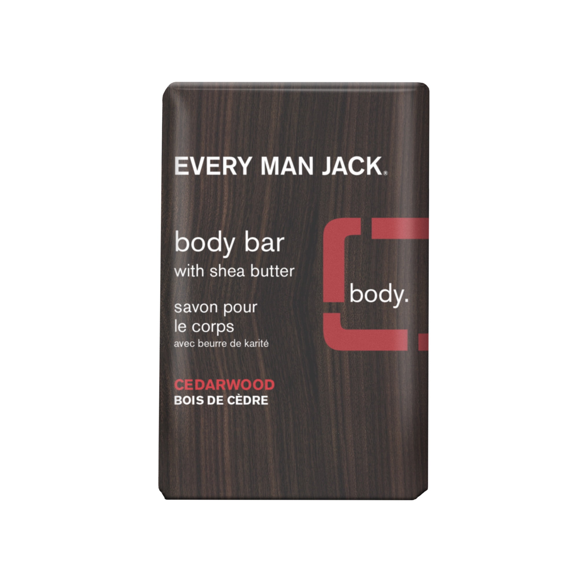 Every Man Jack Body Bar, Cedarwood, 7 Oz - Walmart.com