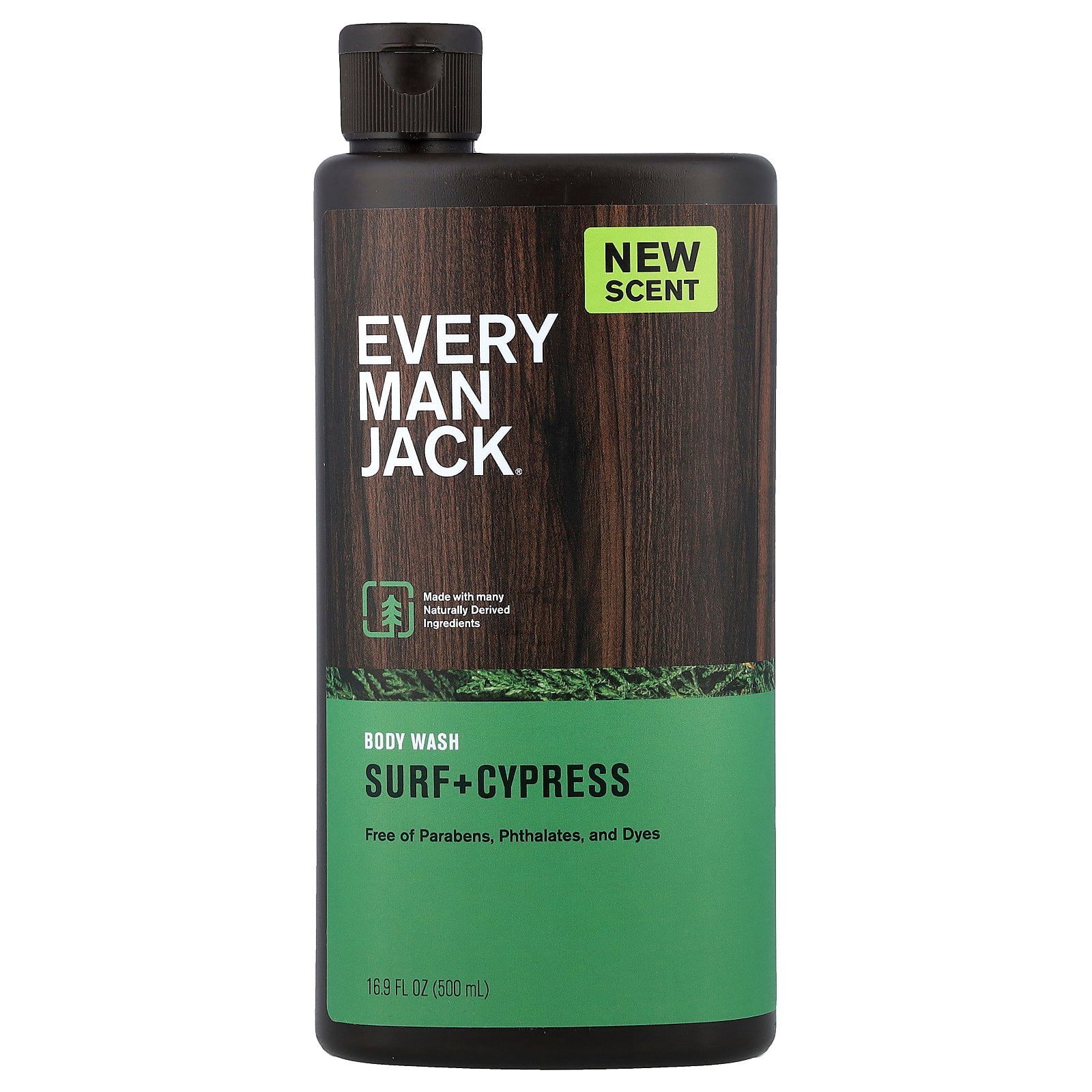 Every Man Jack Body Wash, Surf + Cypress, 16.9 fl oz (500 ml) - Walmart.com