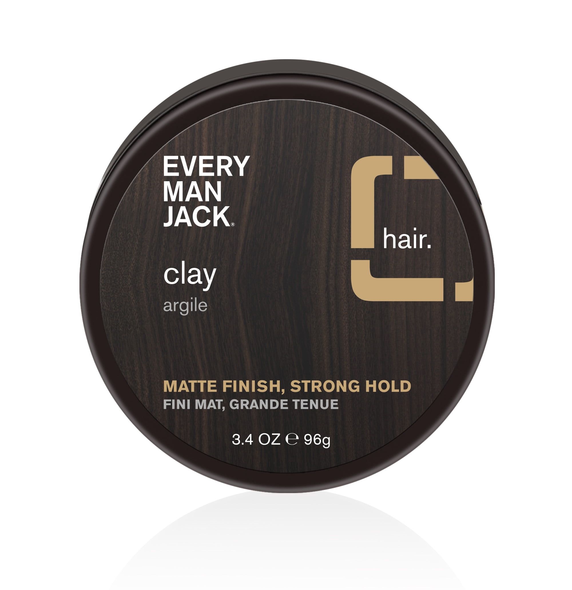 Every Man Jack Matte Finish Hair Styling Clay for Men, Naturally ...