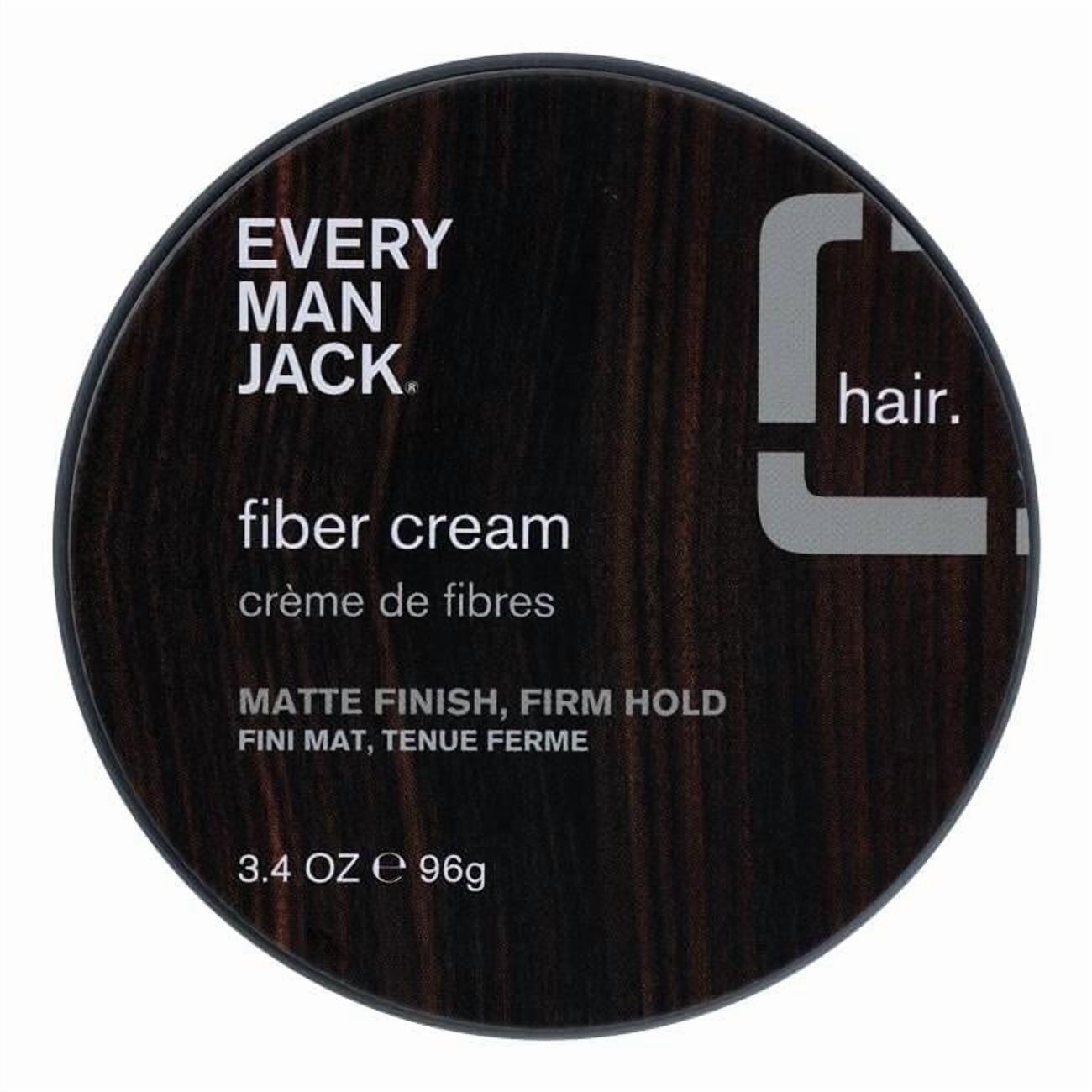 Every Man Jack Matte Finish Hair Styling Fiber Cream for Men, Naturally ...