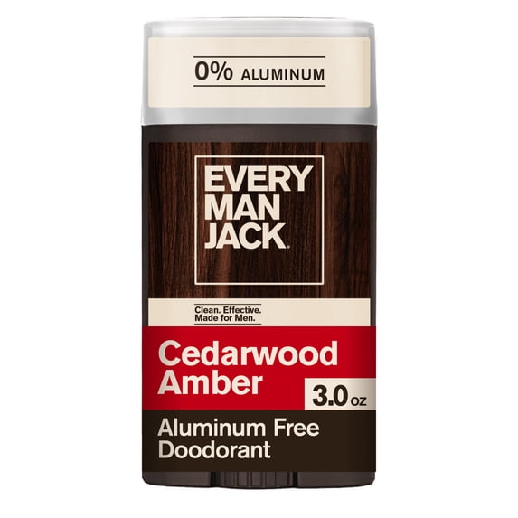 Every Man Jack Cedarwood Deodorant, Naturally Derived, 3 oz - Walmart.com