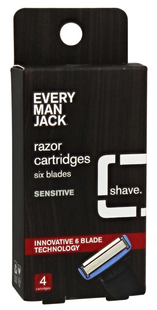 Every Man Jack - Razor Cartridges - 4 Pack - Walmart.com