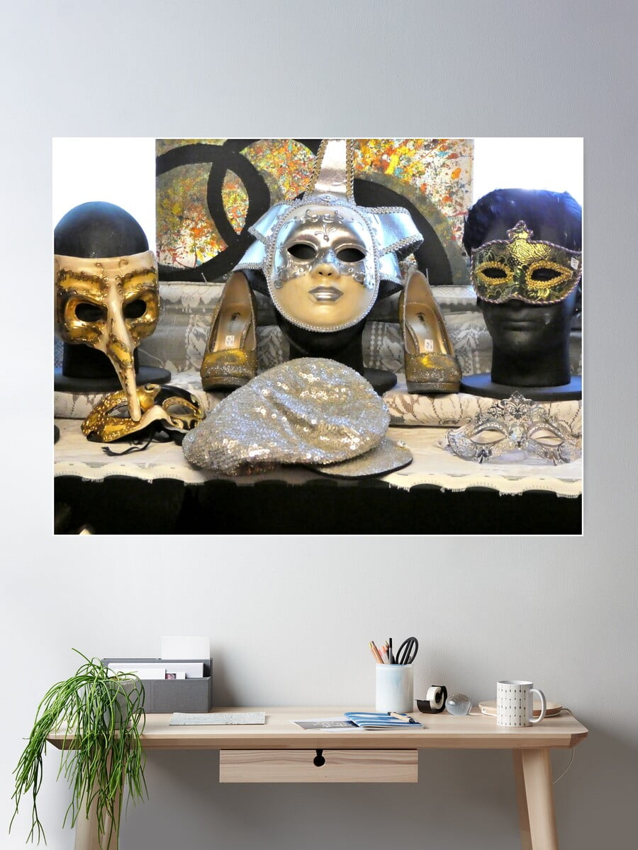 Every Mask Hides A Face Poster Wall Art, Modern Wall Decor For Living ...