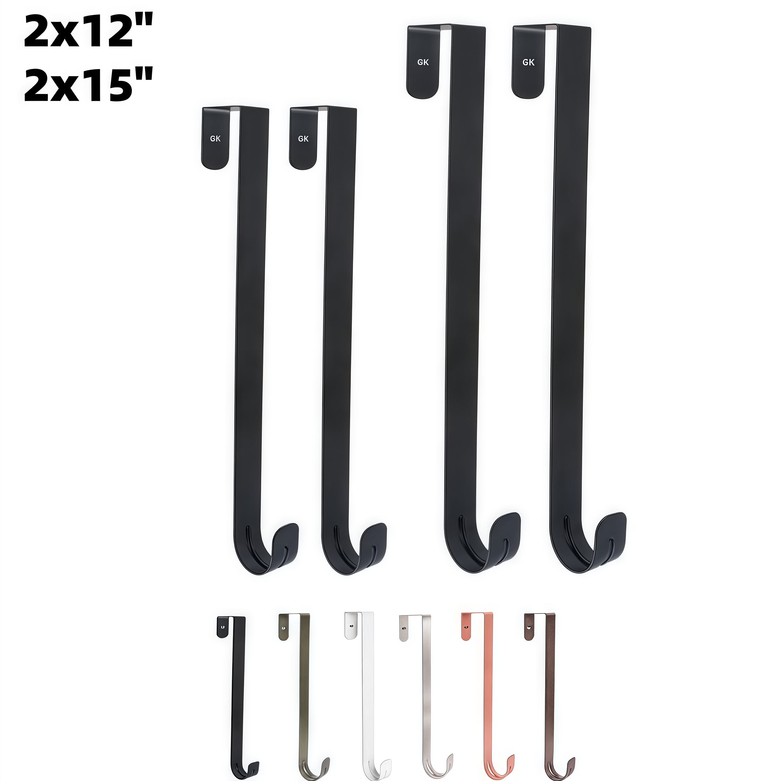 Every Moment Counts 4-Pack Slim Wreath Hangers for Front/Garage Doors ...