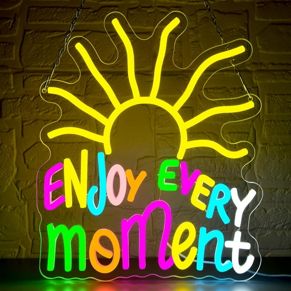 Every Moment Neon Sign for Wall Decor Signs for Lights for Bar Room Man ...