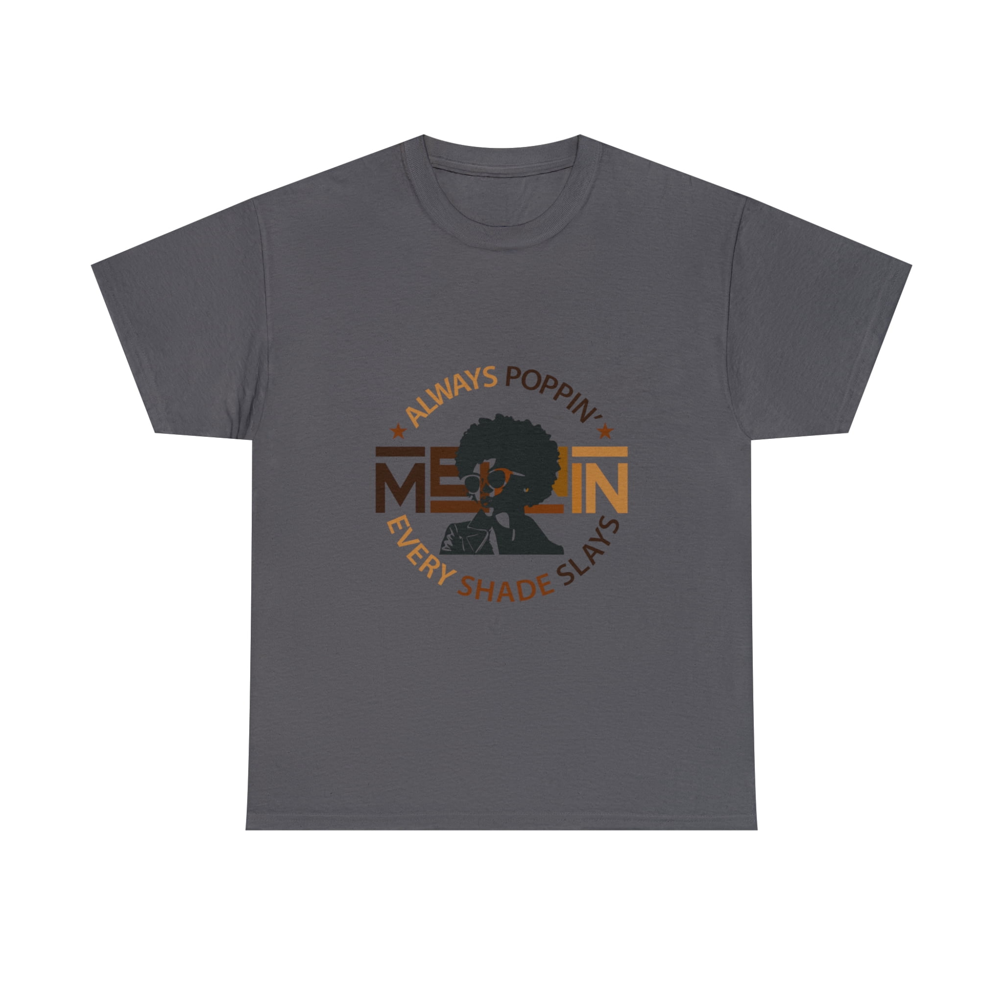Every Shade of Melanin Unisex Heavy Cotton Tee - Walmart.com