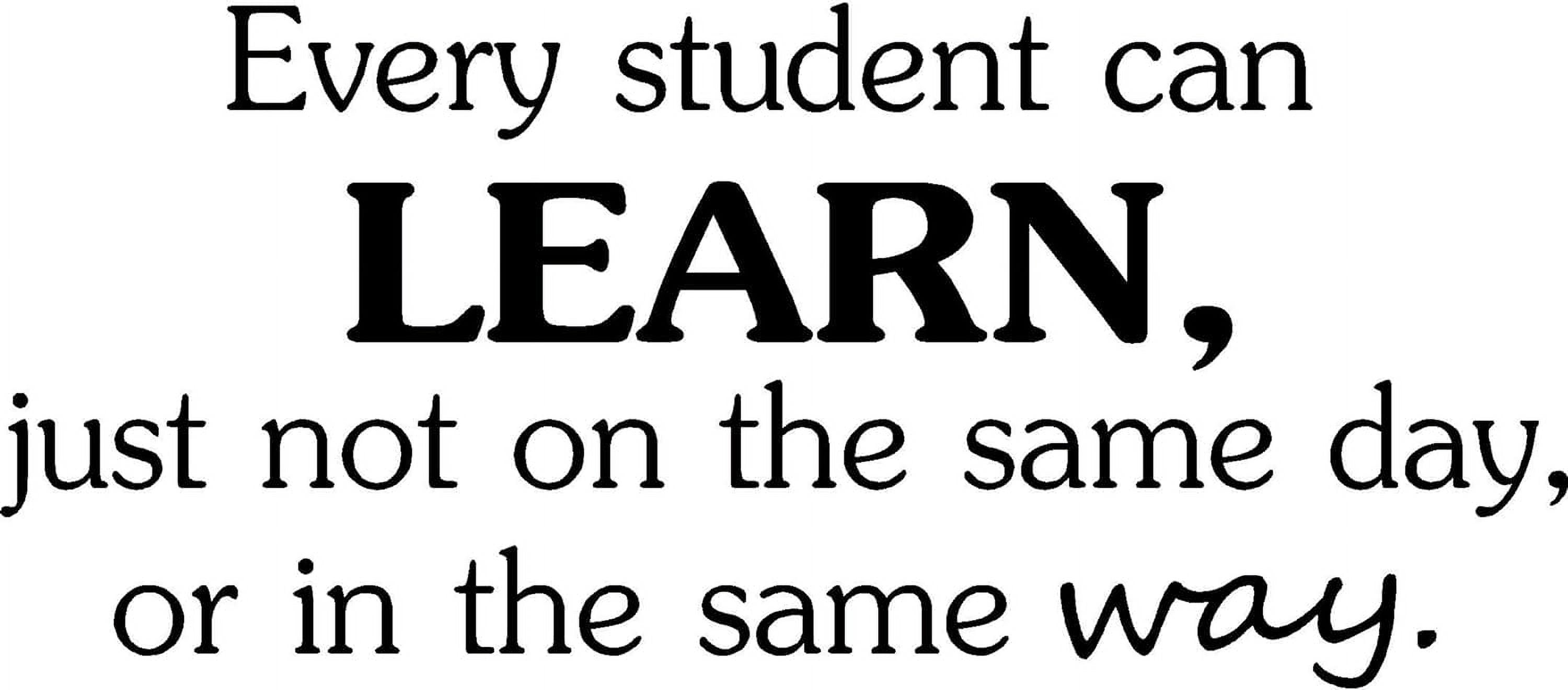 Every Student can Learn just not on The Same Day or in The Same Way ...