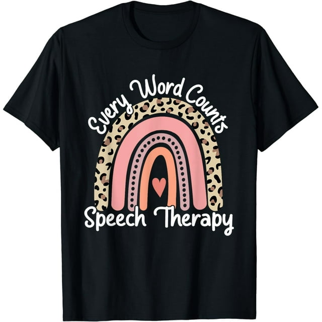Every Word Counts Speech Therapy - Pathologist T-Shirt - Walmart.com