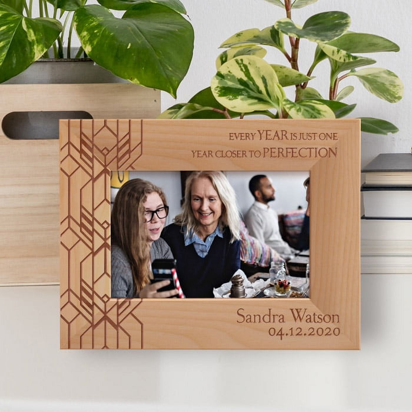 Every Year Is Just One Year Closer To Perfection Personalized Wooden ...
