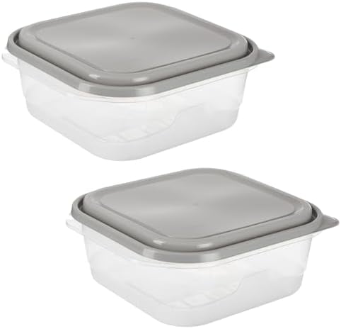 EveryWare Extra Large Square Container 2 pack, Made Without BPA ...