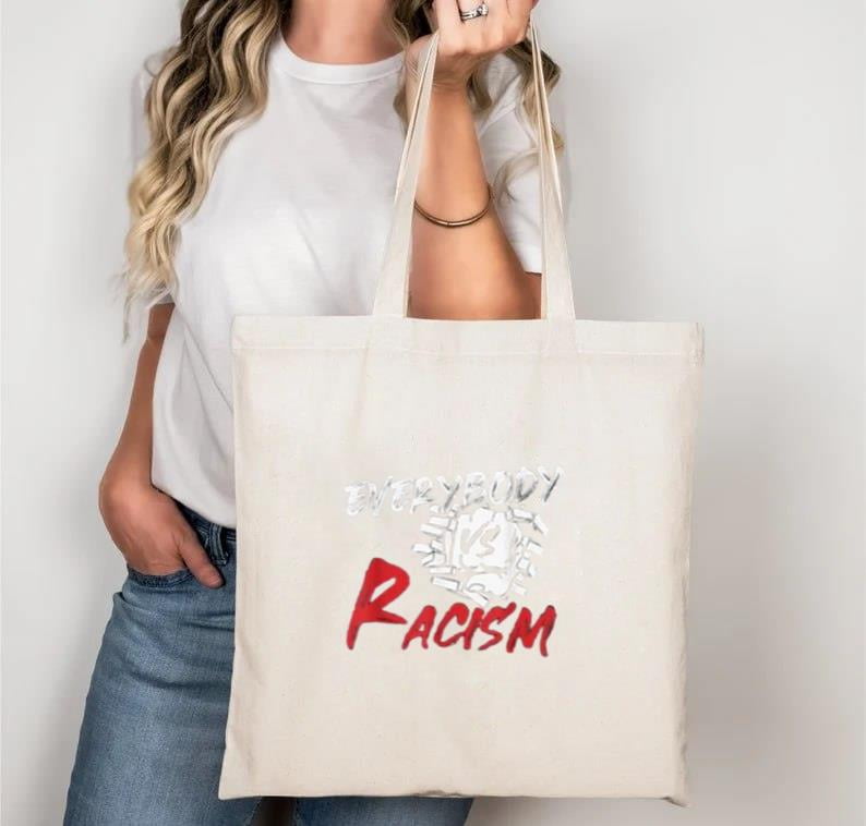 Everybody Everyone VS Racism Gif Unity Tote Bags - Walmart.com