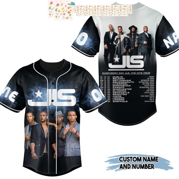 Everybody Say JLS The Hits Tour Personalized Baseball Jersey - Walmart.com