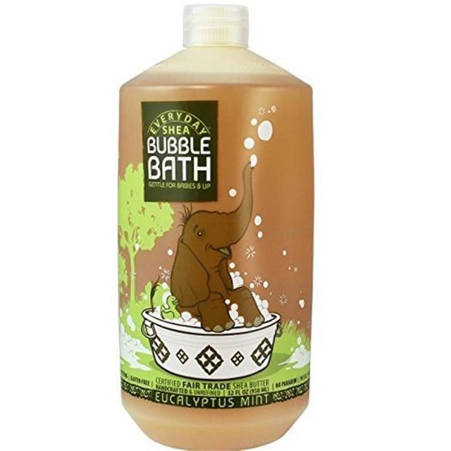 Everyday 1 x 32 oz Shea Bubble Bath Eucalyptus Mint - Walmart.com