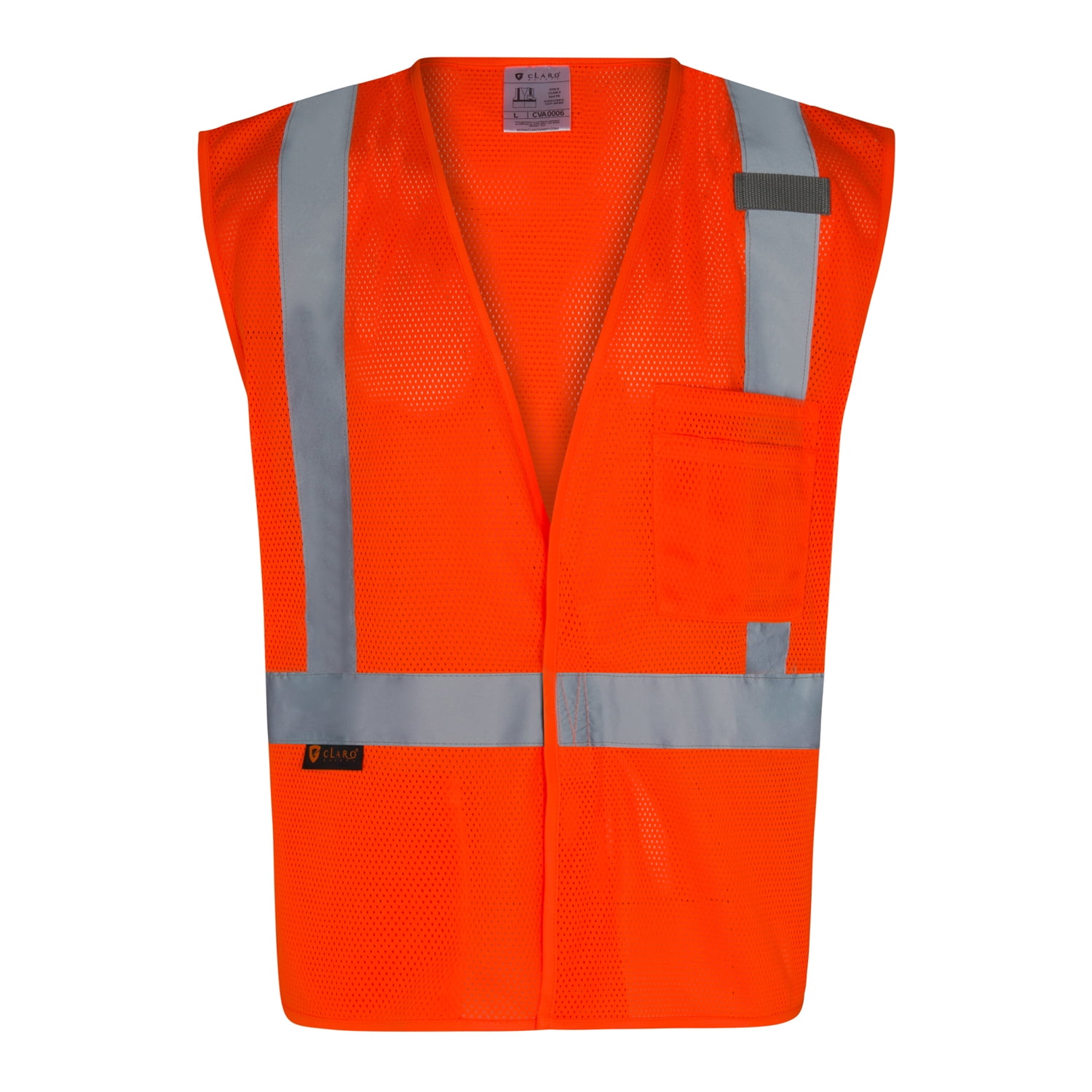 Everyday ANSI Class 2 Velcro Vest (ORANGE) - Walmart.com