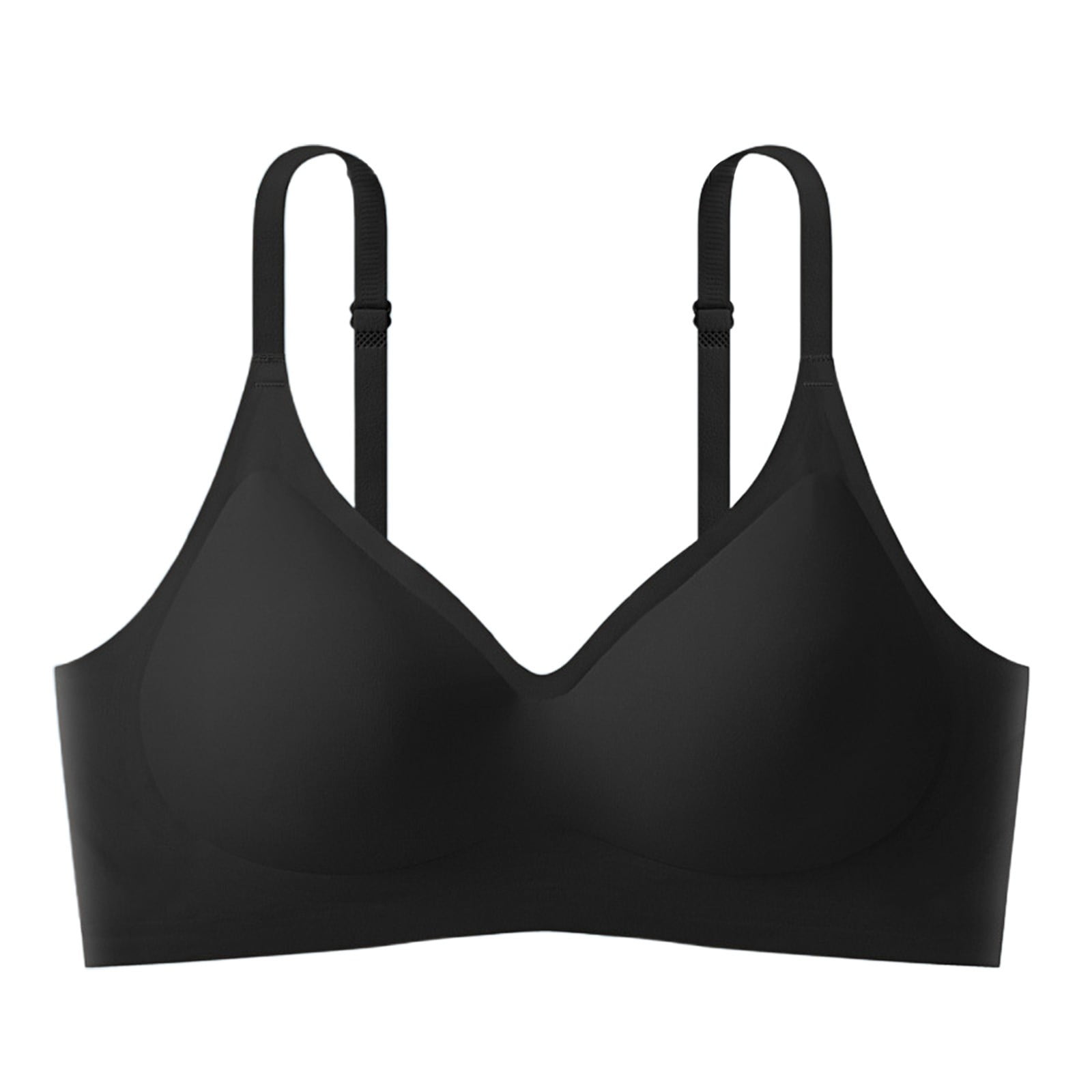 Everyday Bras Seamless Underwear Breathable Sweat Absorbent Back Push Up Push Up Sagging Jelly ...