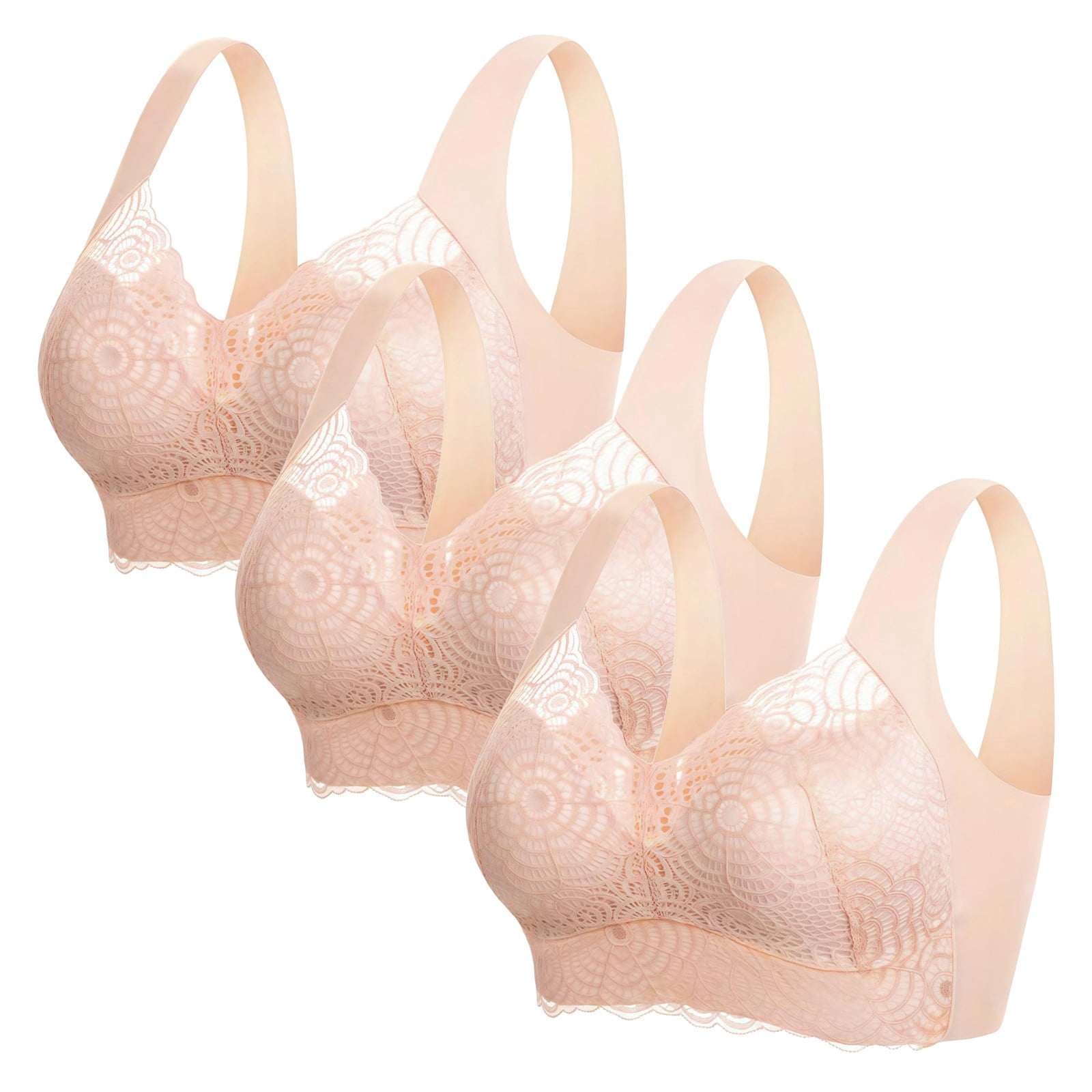 Everyday Bras for Women, Audhol Women Comfort Lightweight Wireless Bras ...