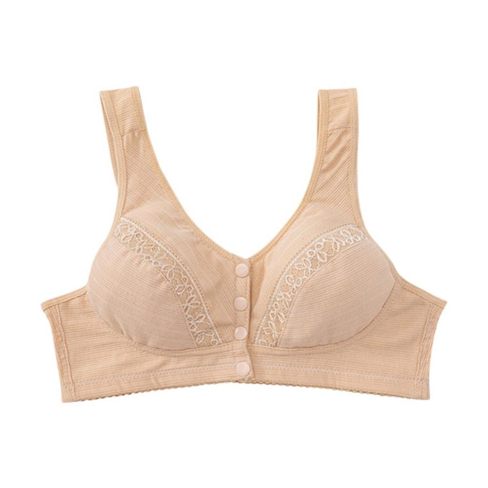 Everyday Bras for Women Comfort Daily Brassiere Sexy Lace Front Button ...