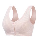 Everyday Bras Women's Solid Color Spring And Summer Chest Open Button ...